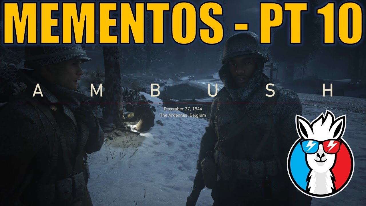 Find All Mementos in Mission 10 - Ambush Call of Duty WW2 - YouTube