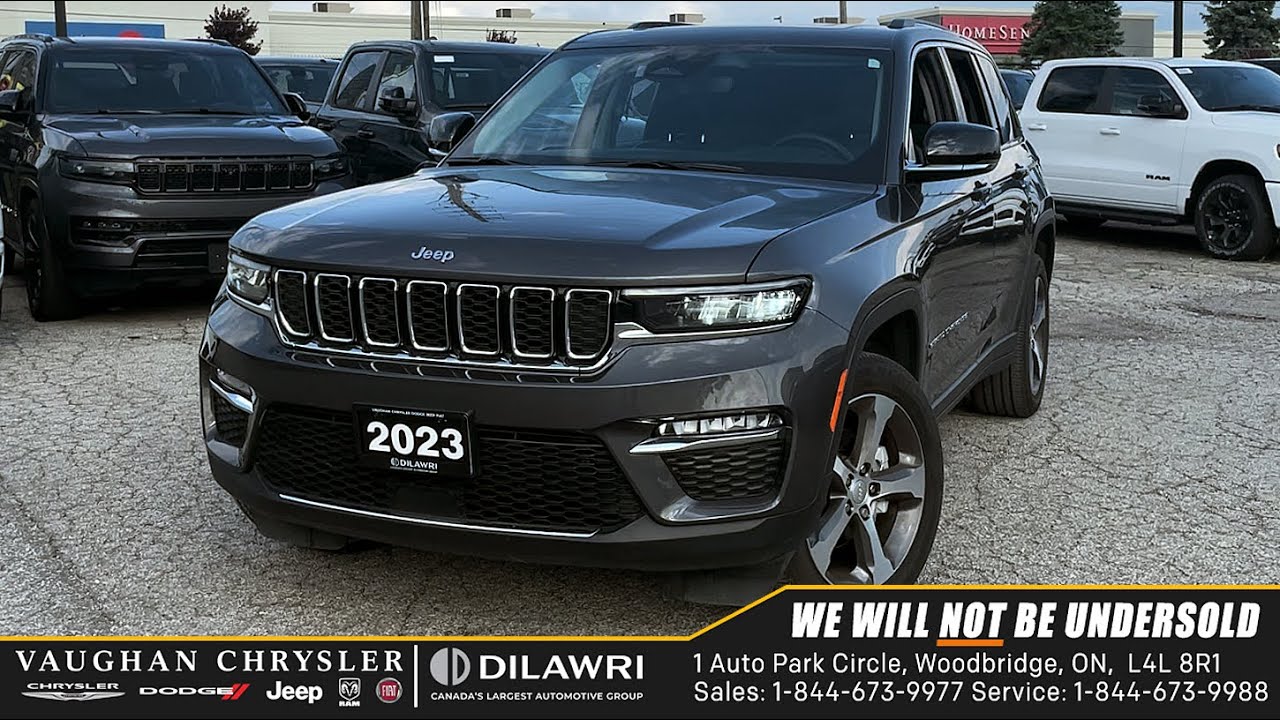 2023 Jeep Grand Cherokee 4X4 Limited 1Owner Safety Suite Pano now at ...