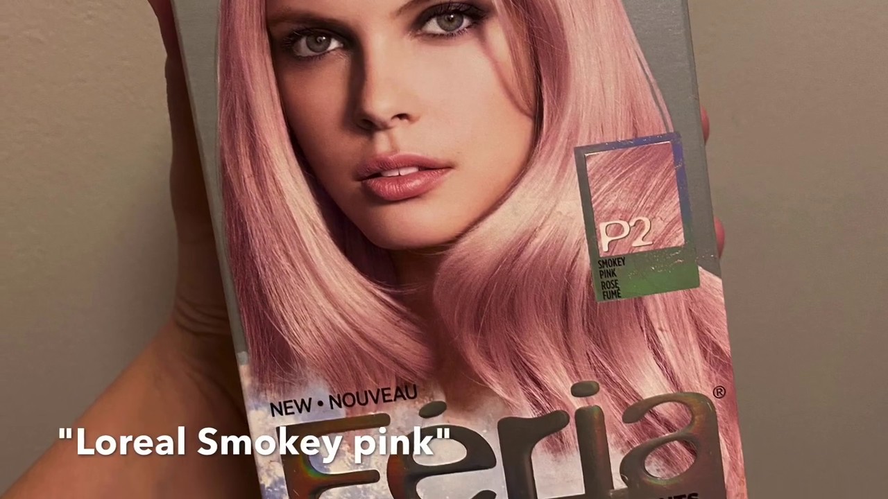 L'Oreal Feria smokey pink - YouTube