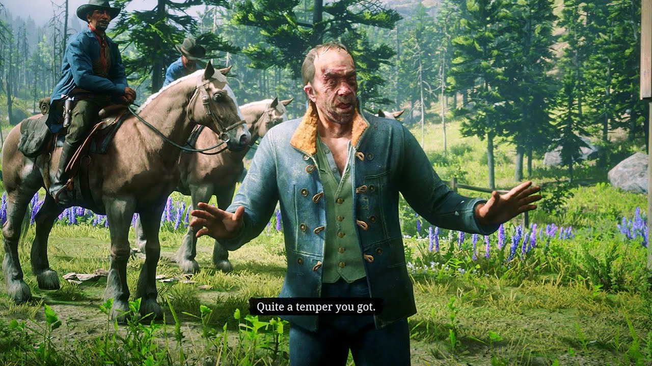 John Meets Trevor Phillips' Grandpa - RDR2 - YouTube