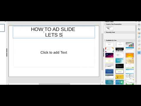 How to add slide in Libre office Impress | #shortfeed | - YouTube