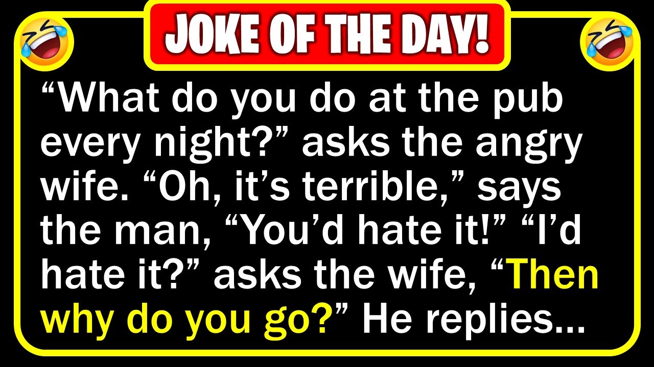 🤣 BEST JOKE OF THE DAY! - An angry wife is complaining about her ...