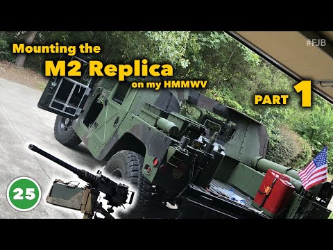 Mounting The M2 replica on my HMMWV - Part 1 - YouTube