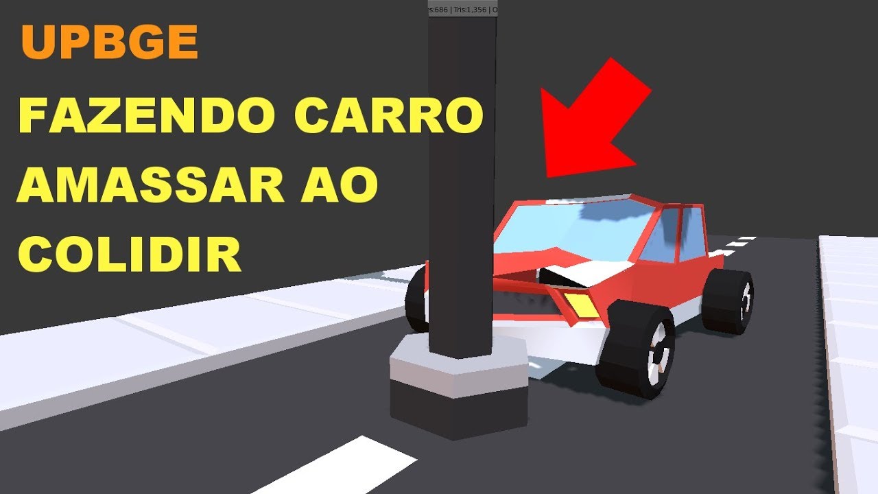 Carro Amassando Ao Bater Em Algo | UPBGE (tutorial) 🚗 - YouTube
