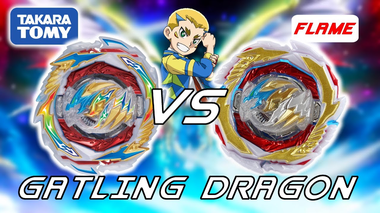SO SÁNH BEYBLADE GATLING DRAGON FAKE FLAME VS TAKARA TOMY - beyblade ...