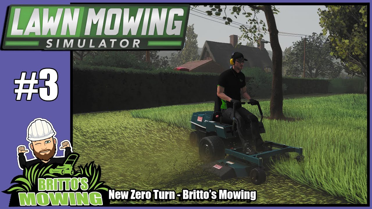Lawn Mowing Simulator Full Release 3 New Zero Turn Youtube 5397