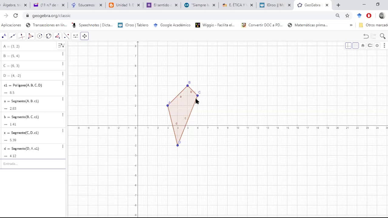 Rotación en el plano cartesiano - YouTube