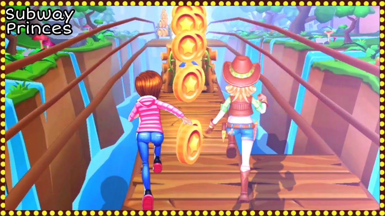 Subway Princes Runner। Barbie 3d Fun Race।Mih Gameplay Tv। Barbi Game ...