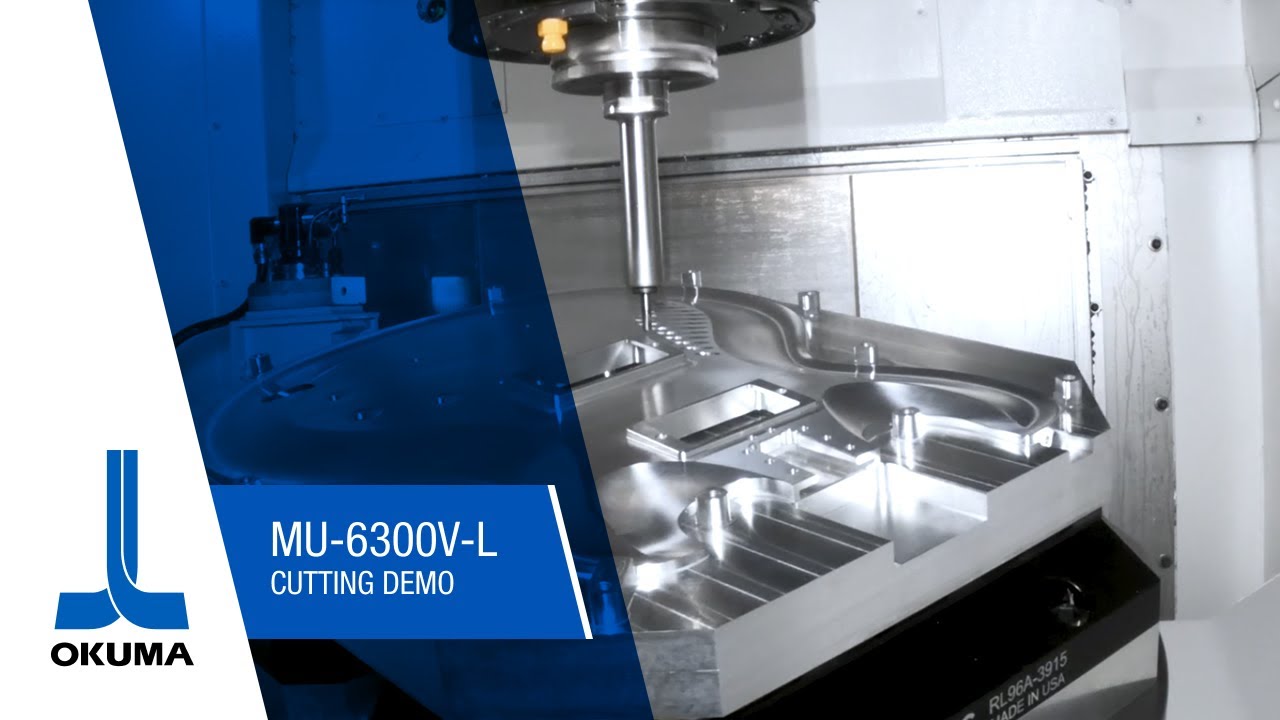 Shredding Metal With the Okuma MU-6300V-L - YouTube