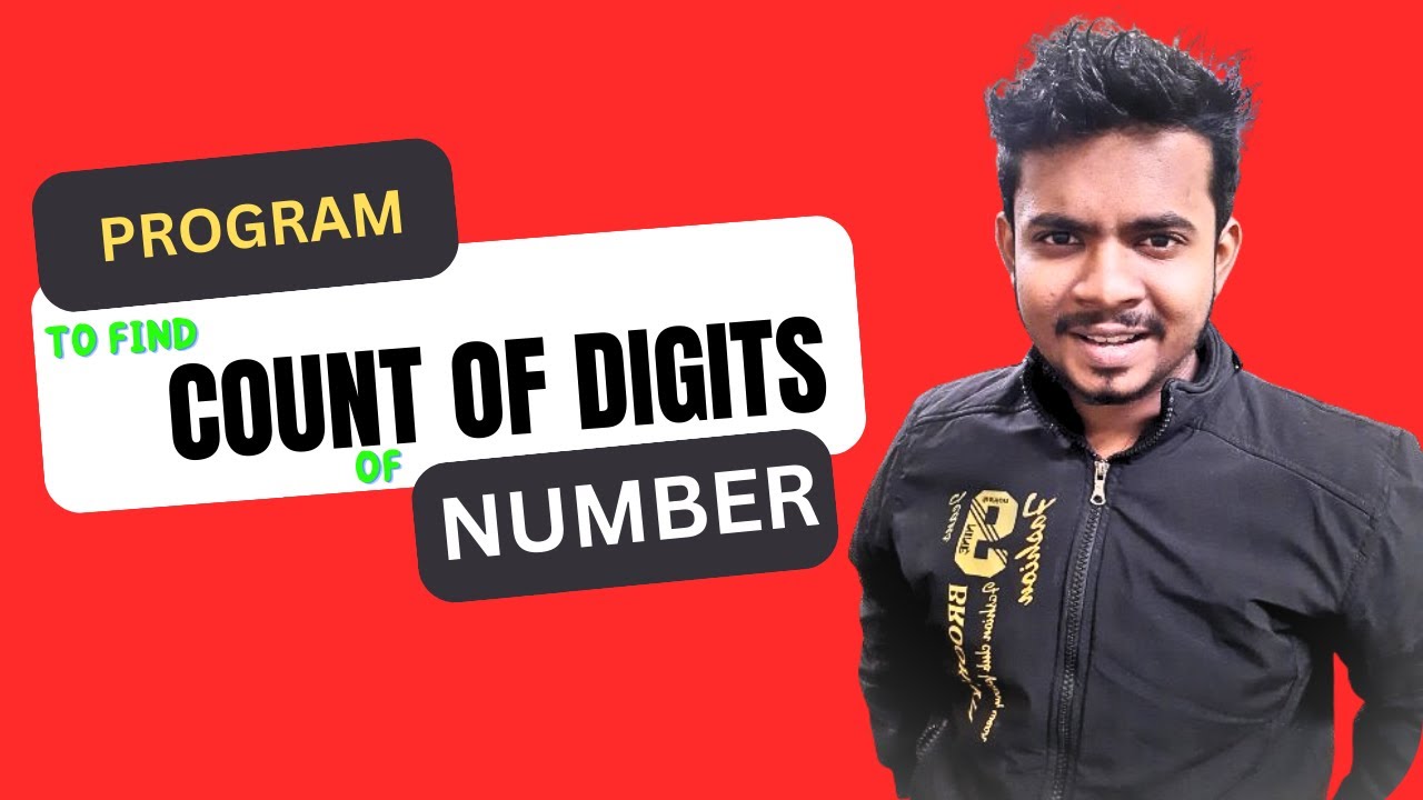 Count Digits In A Number C And Java In Hindi The Code Return Youtube 7934