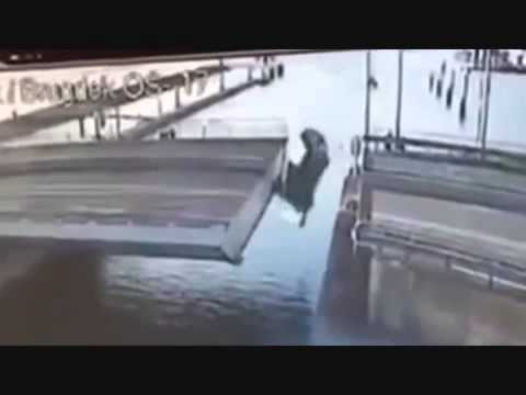 WATCH: Car jumps Flagler Bridge | Distracted Florida Driver Jumps Over ...