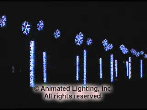Animated Lighting - Snowflake Arches - YouTube