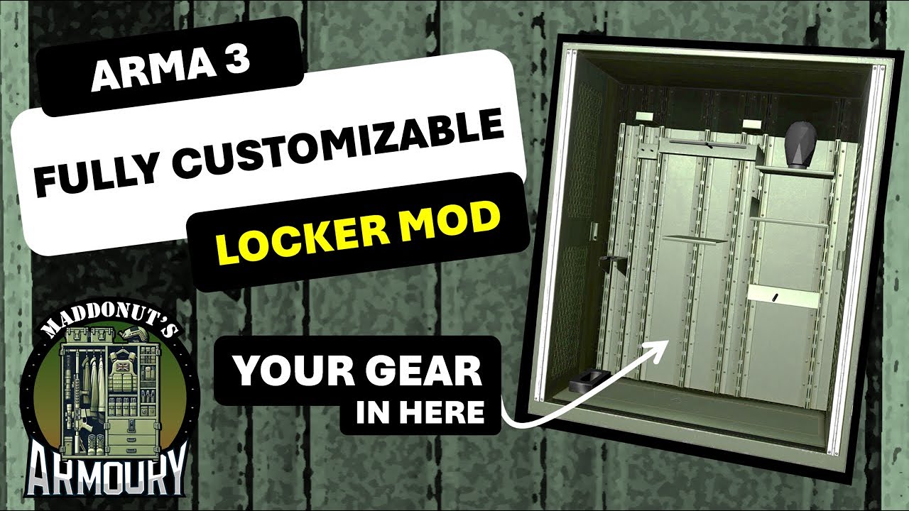 New Customisable Locker Mod! | ARMA 3 - YouTube