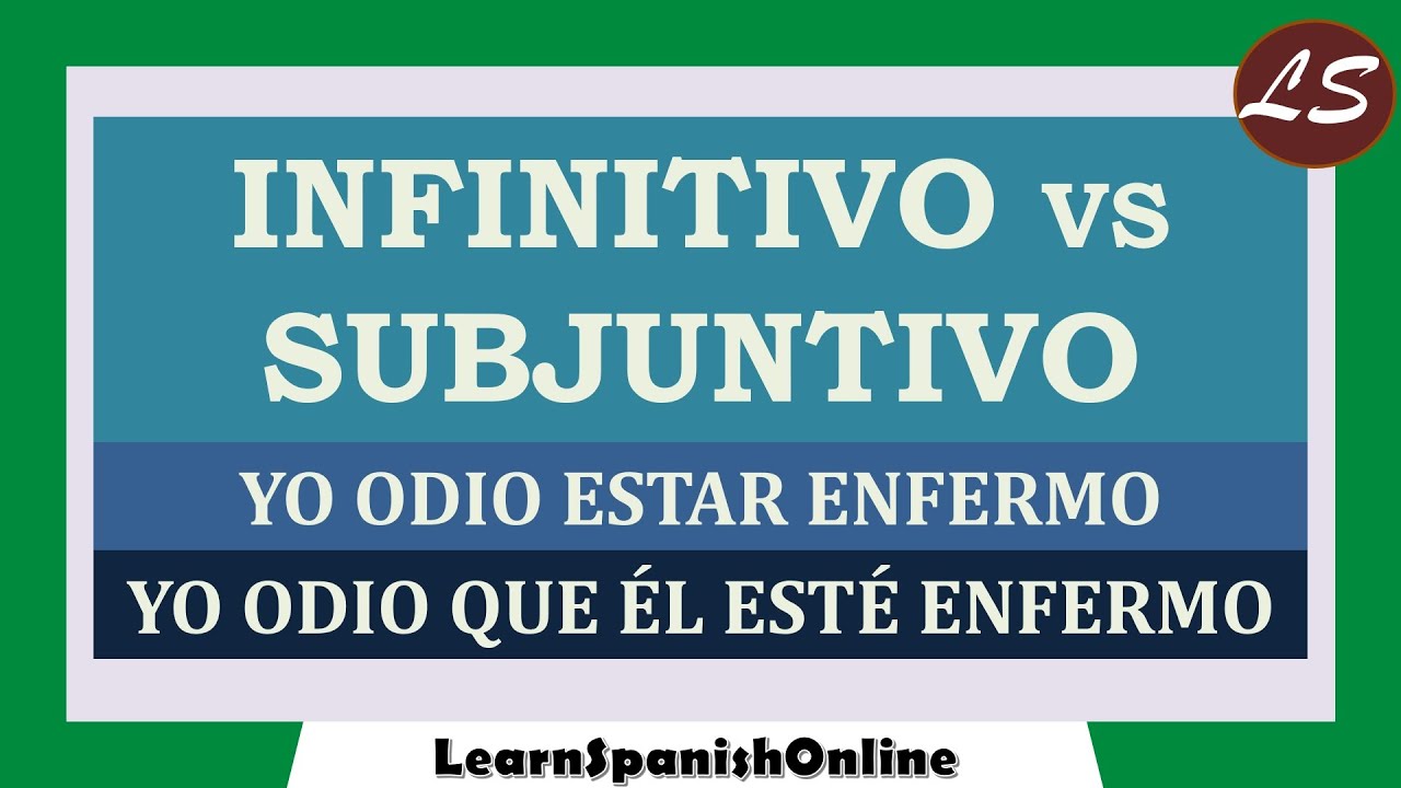 ¿Cómo Usar el Subjuntivo en Español? | Presente del Subjuntivo | El ...