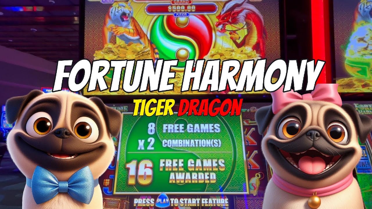Fortune Harmony: Tiger Dragon Slot Machine | Gambling Pugs - YouTube