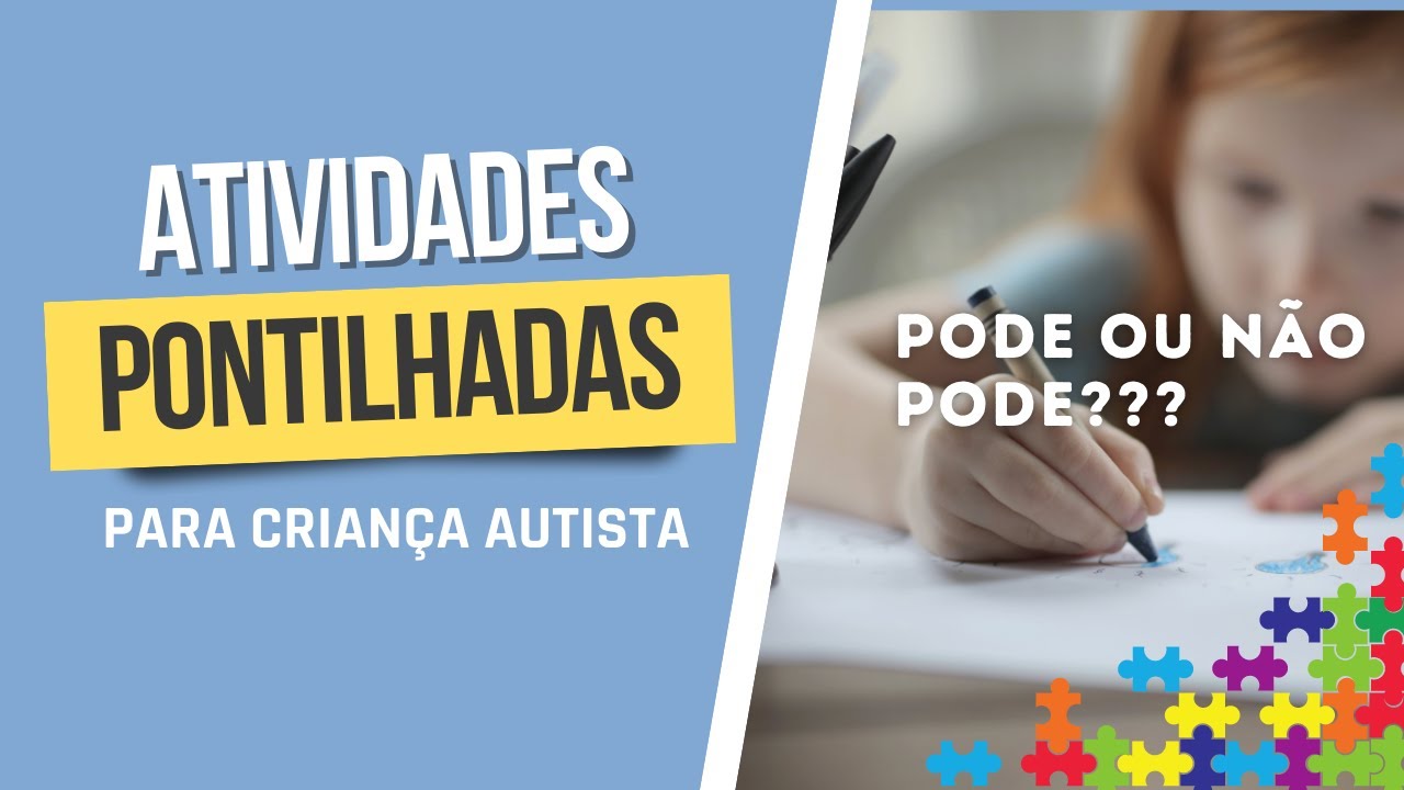 COMO USAR ATIVIDADES PONTILHADAS | CRIANÇA AUTISTA | ATIVIDADES ...