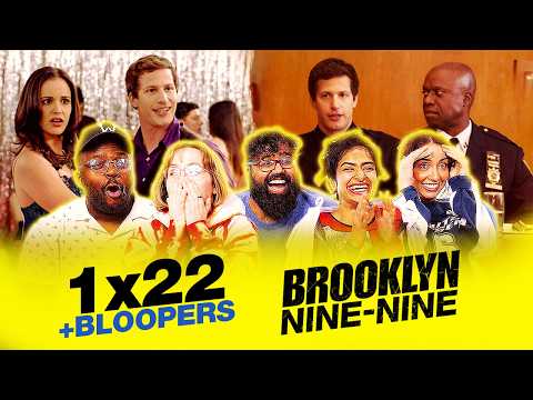 HE'S FIRED! | Brooklyn Nine-Nine - 1x22 + Season 1 Bloopers | Group Reaction
