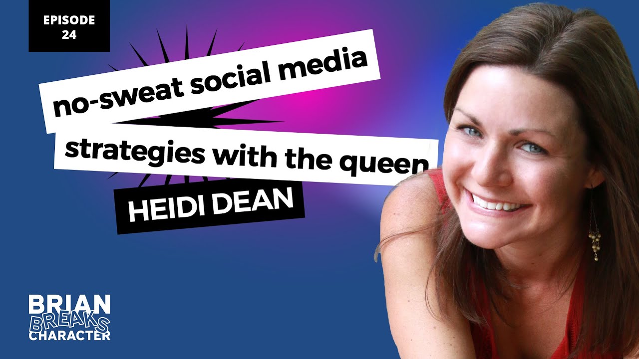 Ep. 24 - No-Sweat Social Media Strategies with the Queen Heidi Dean ...
