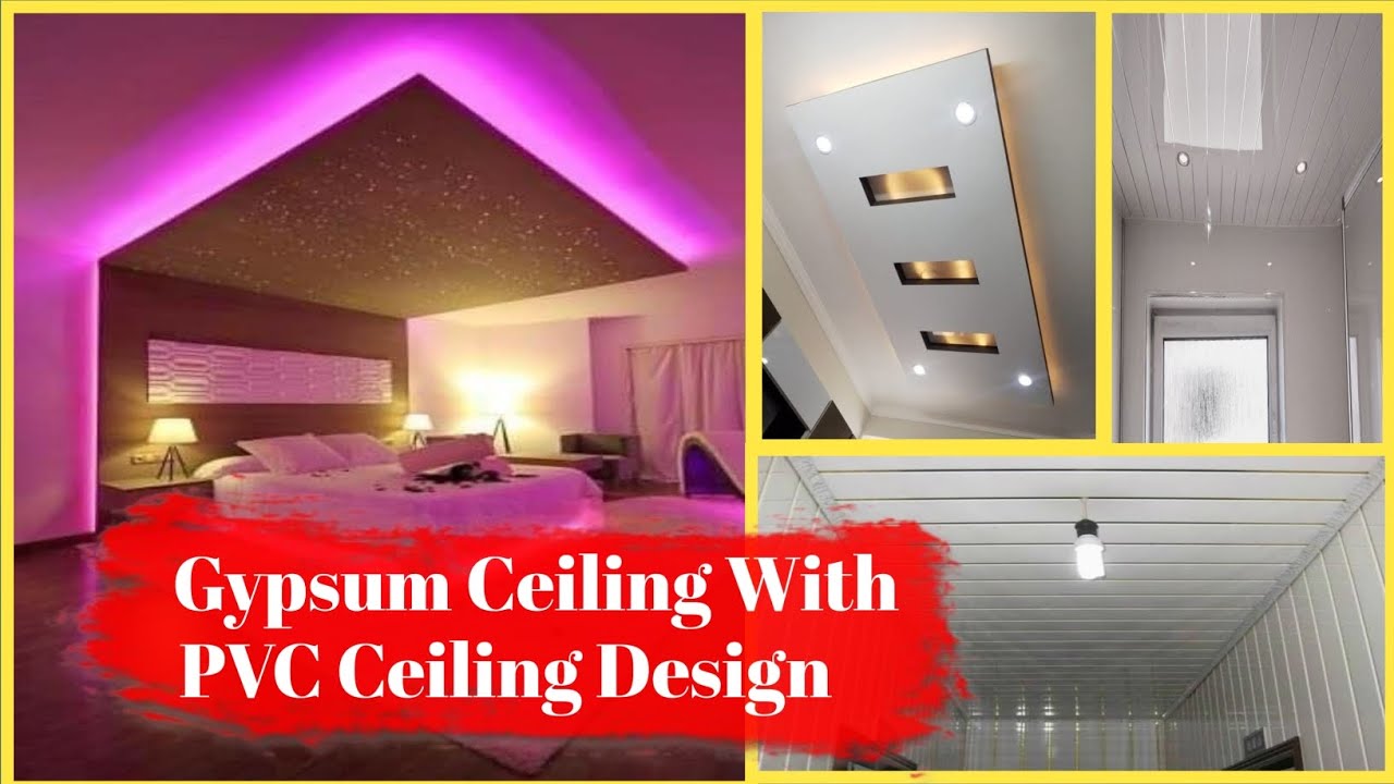 Gypsum With PVC Ceiling Design || New design #design #trending - YouTube