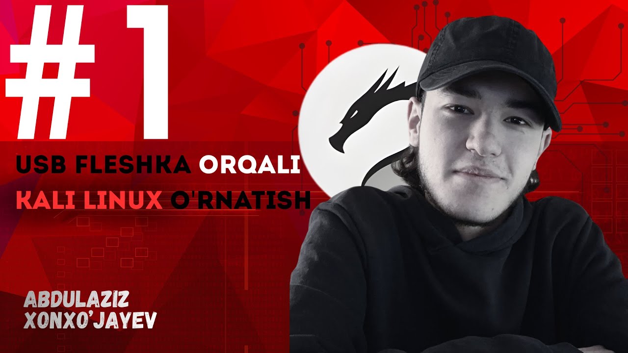 0 dan usb fleshka orqali Kali Linux - YouTube