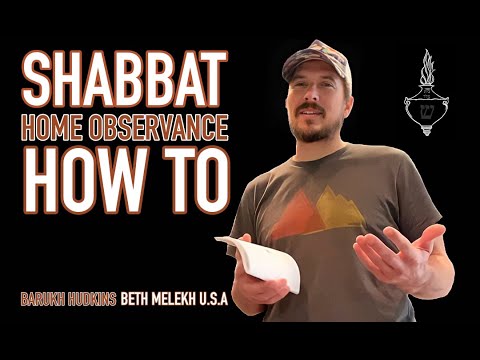 SHABBAT HOME OBSERVANCE HOW TO - YouTube