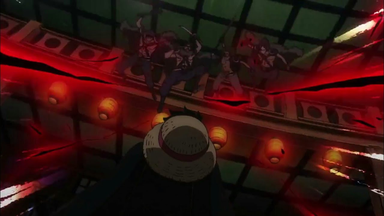 Luffy uses haki in wano (English Sub) - YouTube