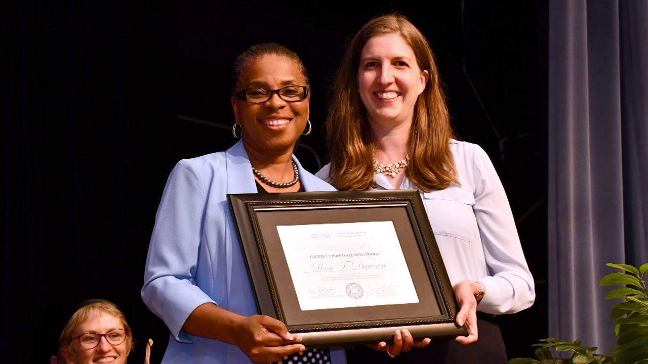 2019 SILS Distinguished Alumni Award - Rose Timmons Dawson - YouTube