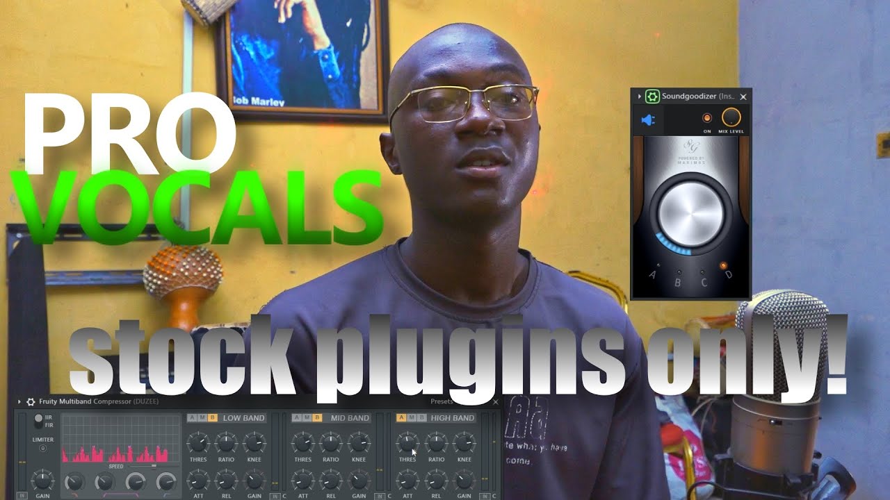 Pro Vocals Using Stock Plug ins ONLY Free Preset Fl Studio - YouTube