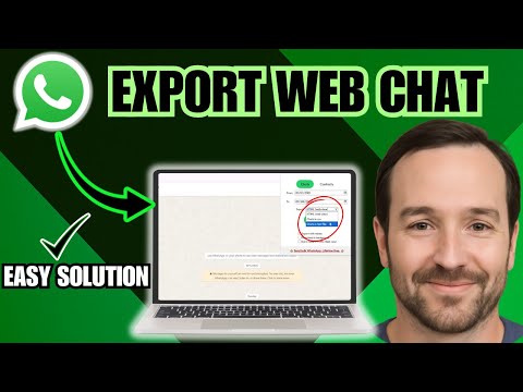 How To Export WhatsApp Web Chat - EASY GUIDE