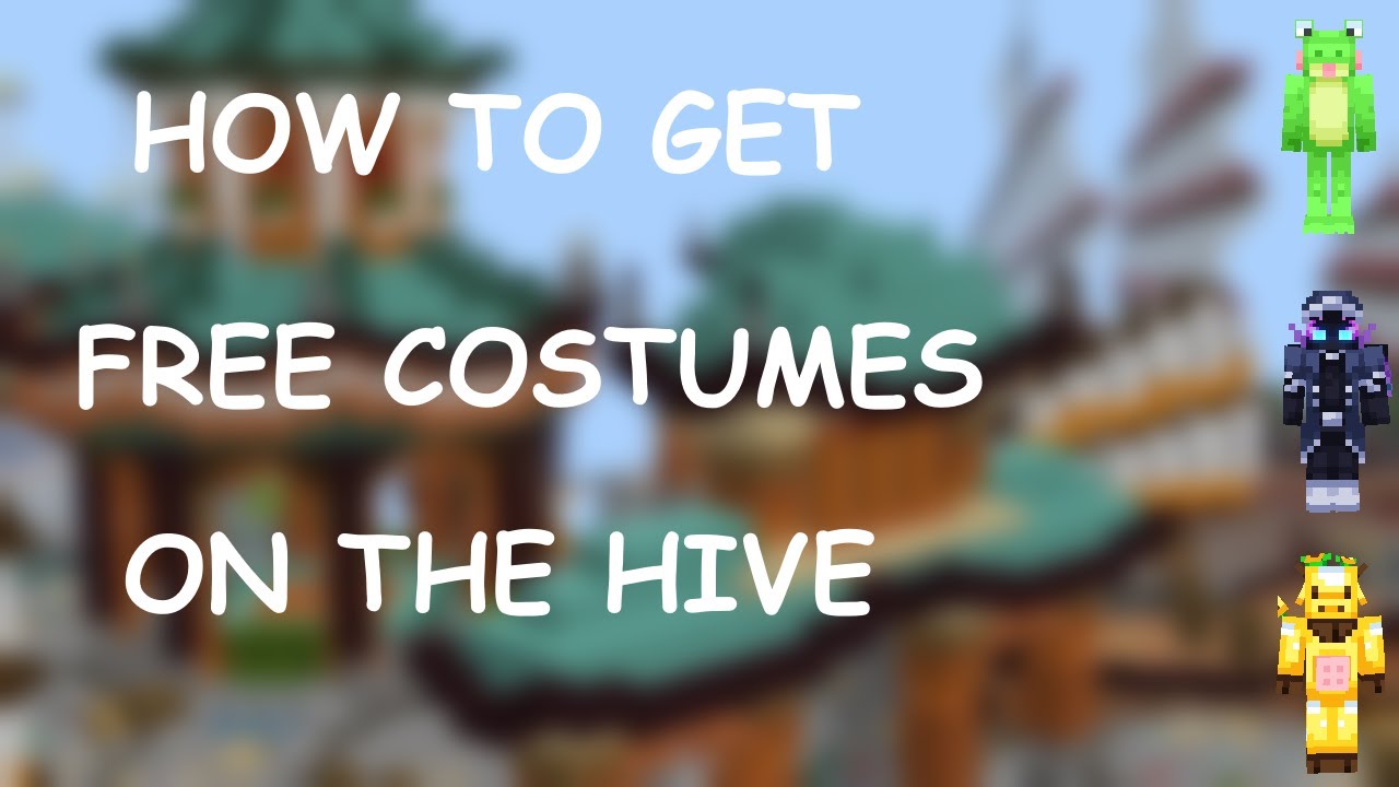 How to get free costumes on the hive - YouTube