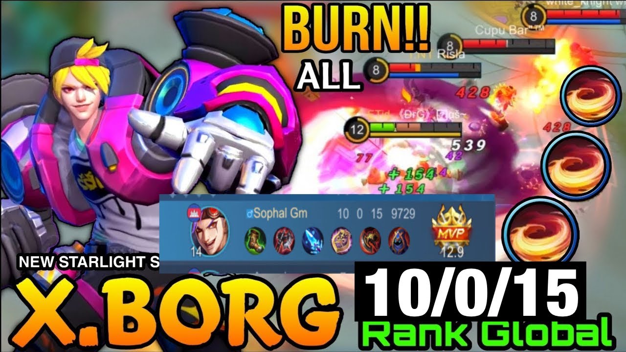 X BORG NEW BUILD 100% BURN || X Borg Build Like Top Global ~ MLBB - YouTube