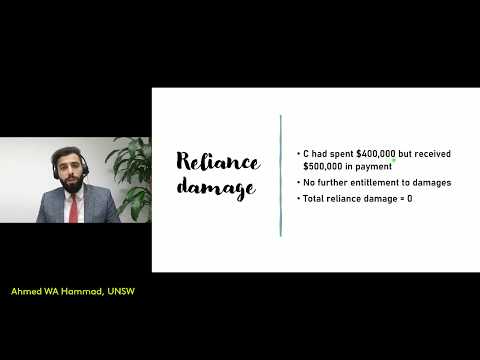 Contract Law: Calculating Damages for a Contractor - Wk5:S5