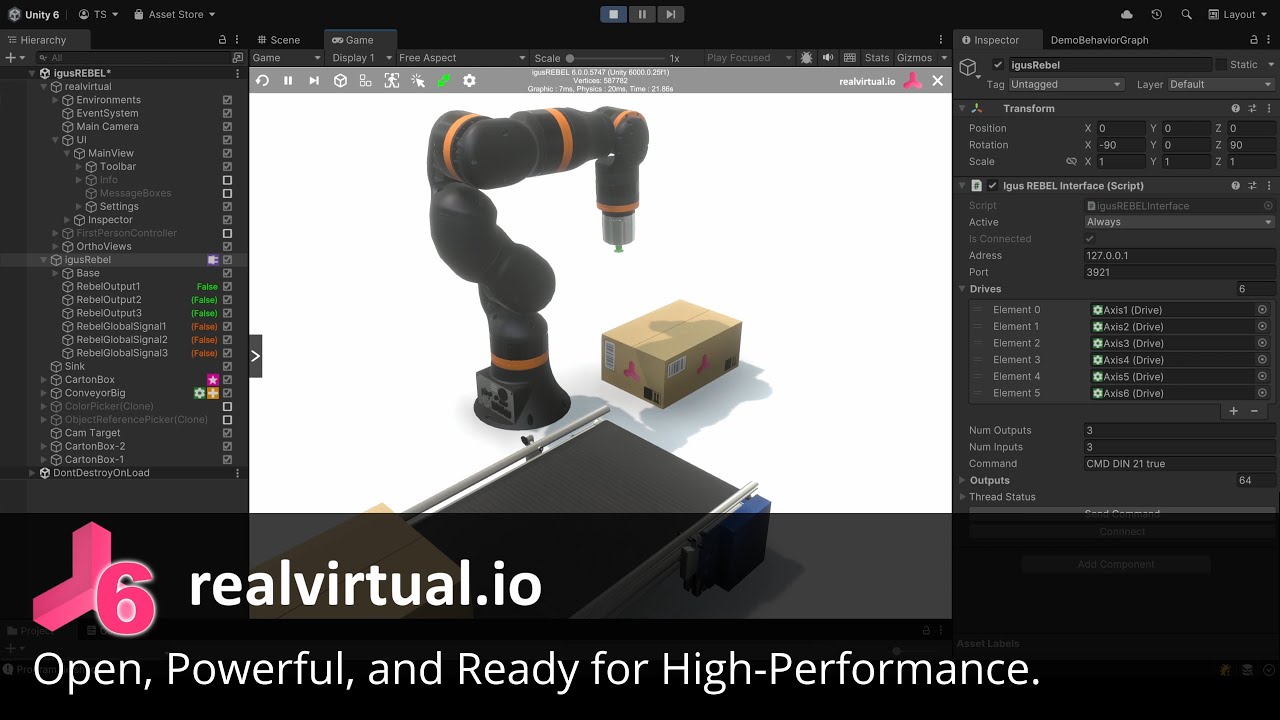 Introducing realvirtual.io 6: Open, High-Performance Simulation for Industry - YouTube