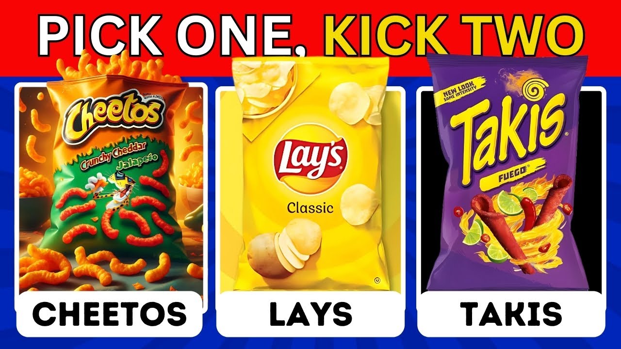 Pick One Kick Two - Food Edition 🍔🍟🍧@DailyQuizYT @QuizBlitz_ - YouTube