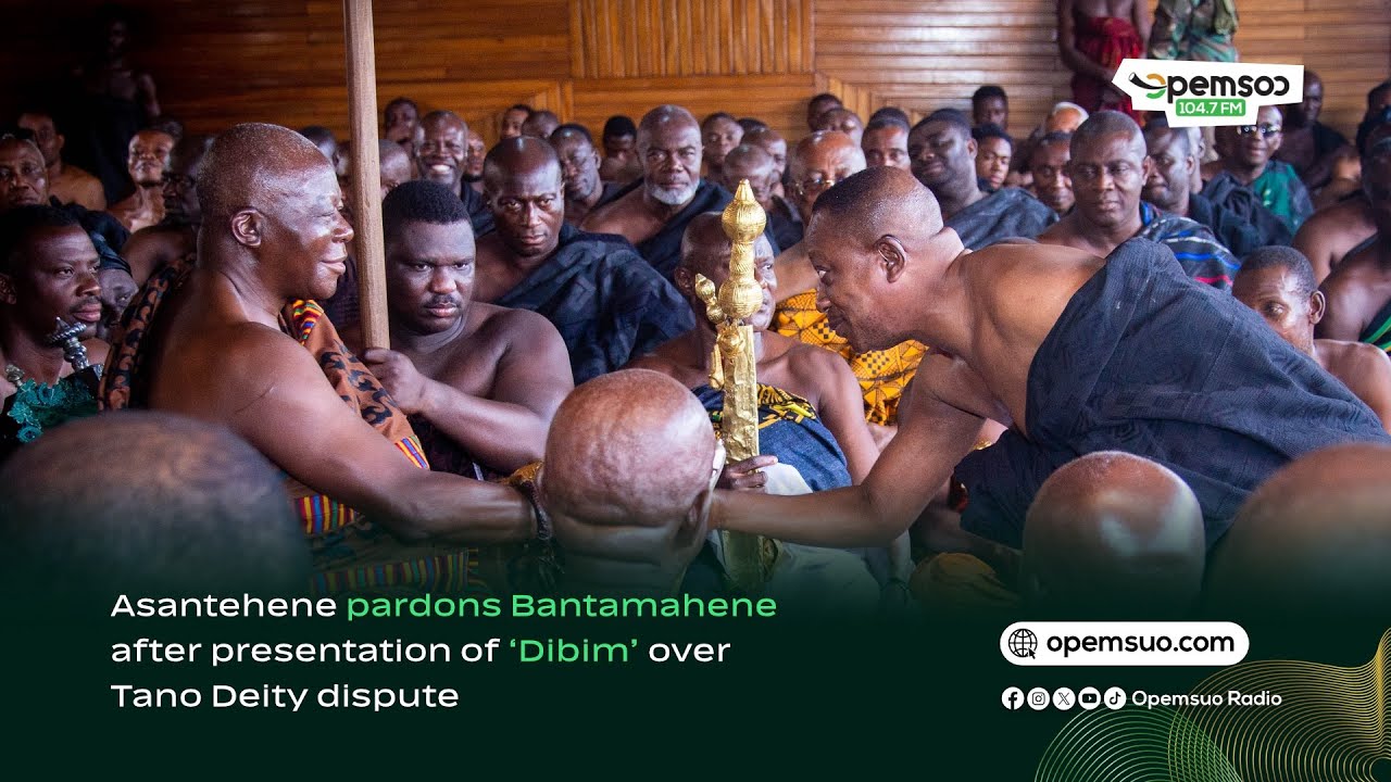 Asantehene pardons Bantamahene over Tano Deity dispute. - YouTube