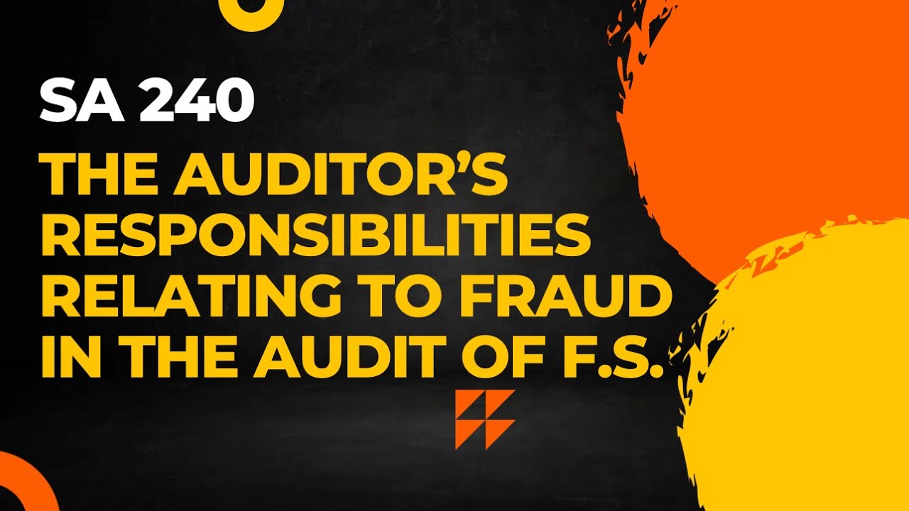 SA 240 | CA FINAL | Comprehensive Coverage + Questions in 50 mins ...