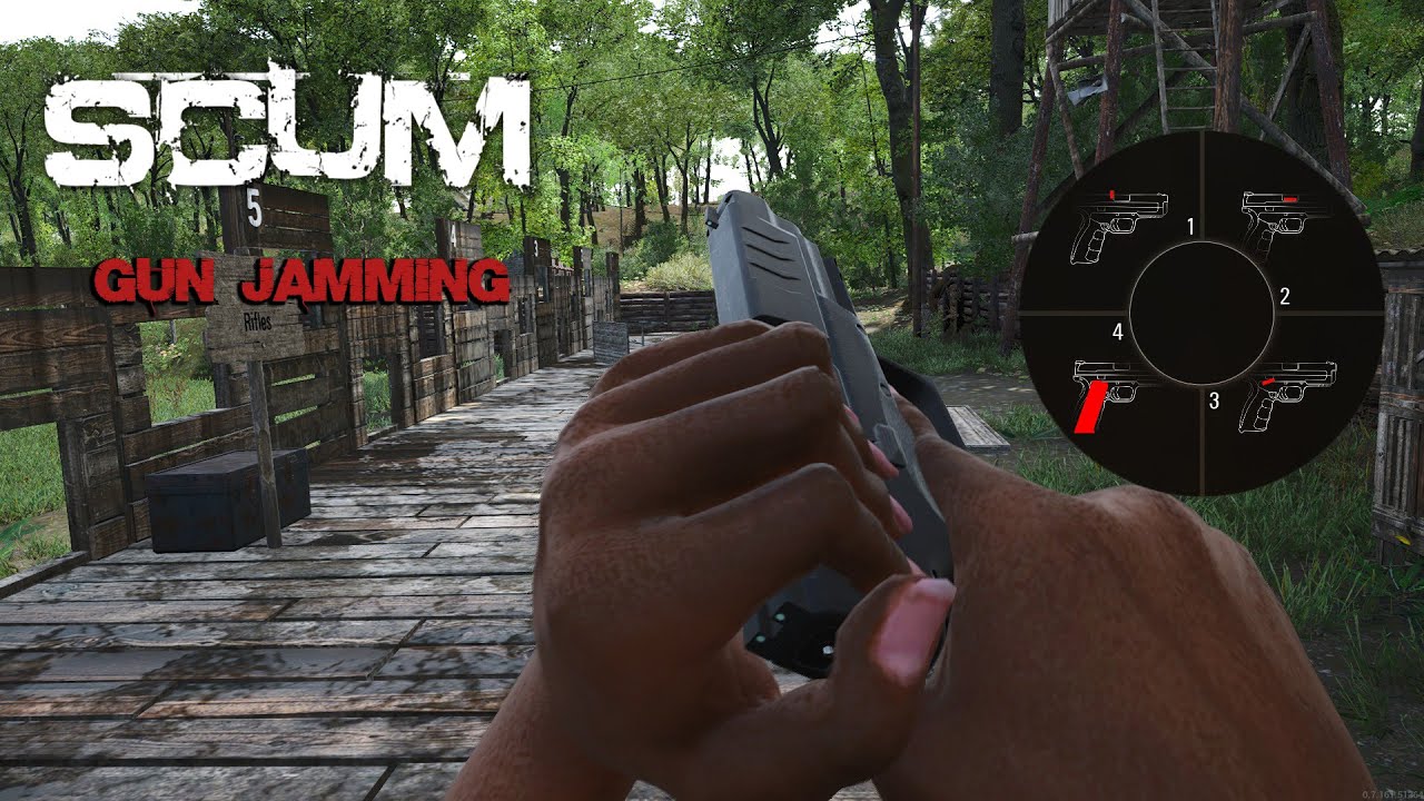 Gun Jams Experiment | Scum 0.7 - 2022 - YouTube