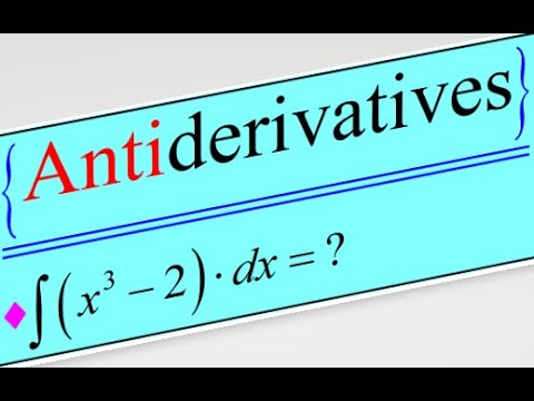 Calculus 1: Anti-derivatives-12 - YouTube