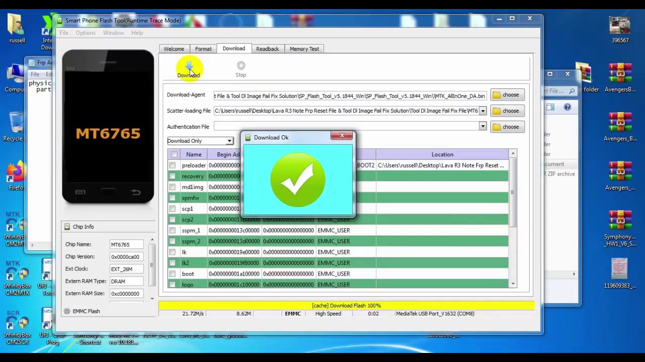 Lava R3 Note Frp Reset File Tool & Dl Image Fail Fix Solution No Box ...