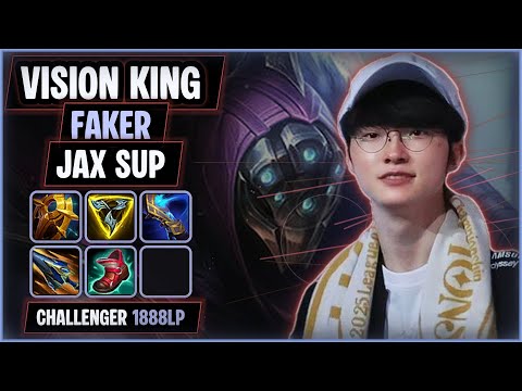 Faker Vision Master Jax SUP | T1 SoloQ Replay