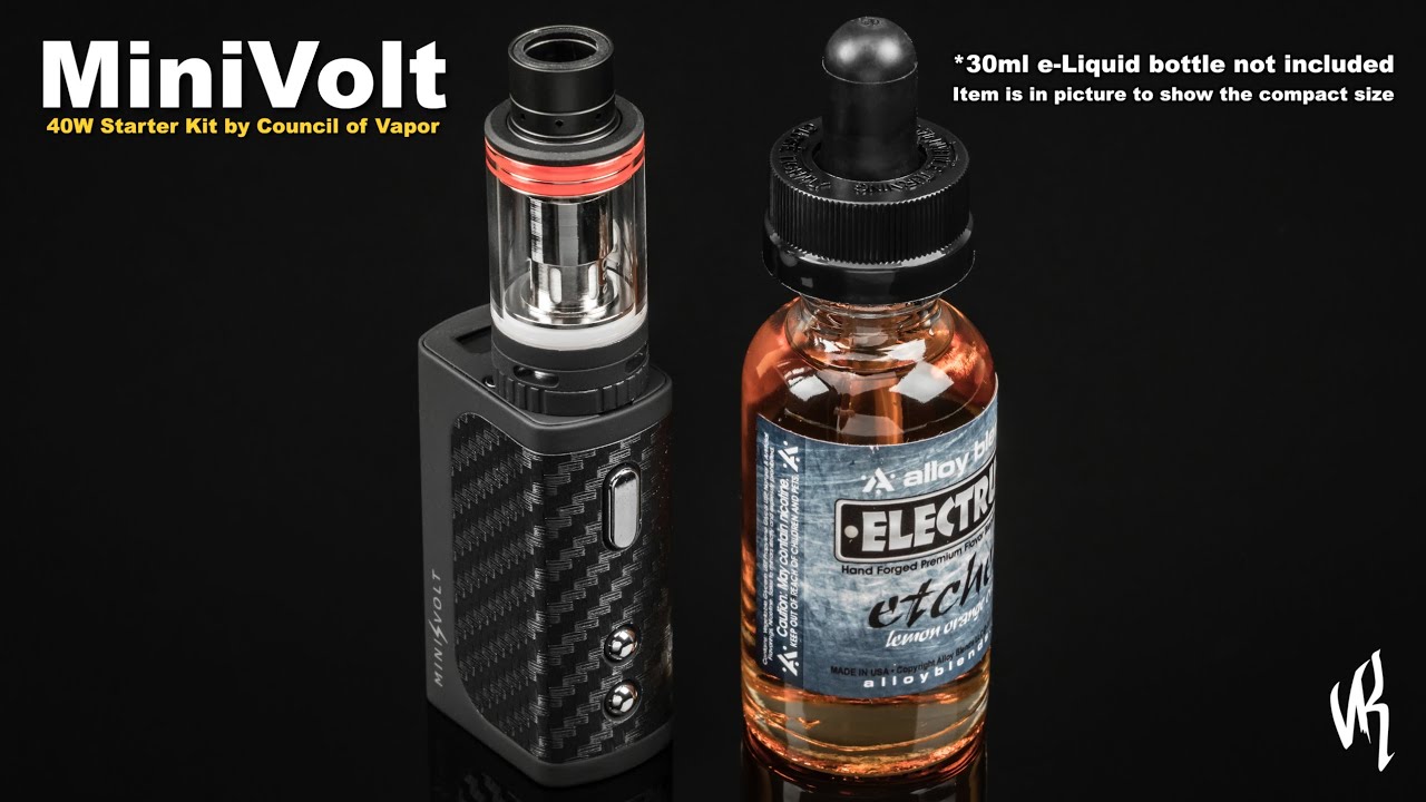 MiniVolt Starter Kit by Council of Vapor - YouTube