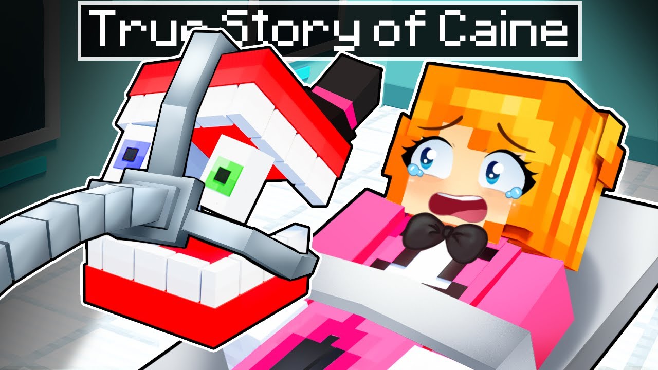 The True Story of CAINE in Minecraft... (Amazing Digital Circus) - YouTube