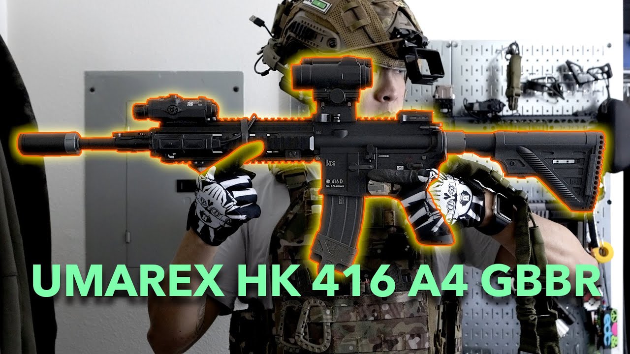 Unboxing Umarex HK 416 A4 Gas Blow Back Rifle by KWA, my first gbbr ...