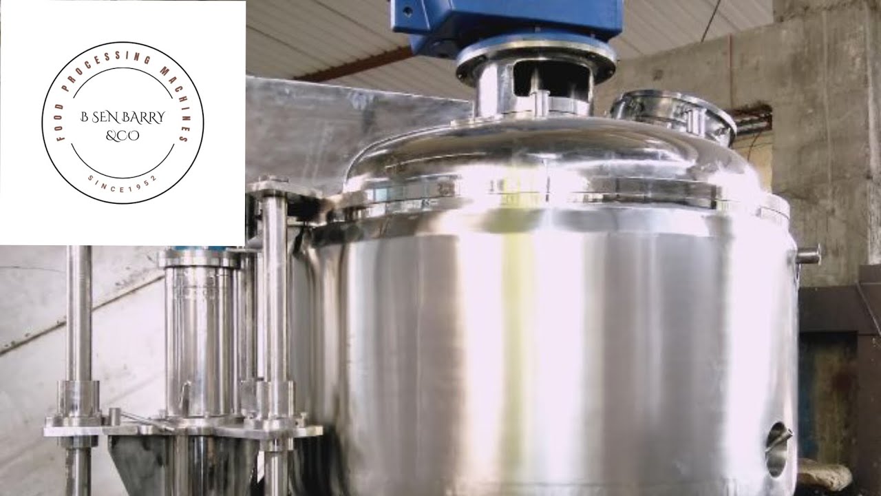 BSB HOMOGENISER MACHINE with SHEER MIXER - YouTube