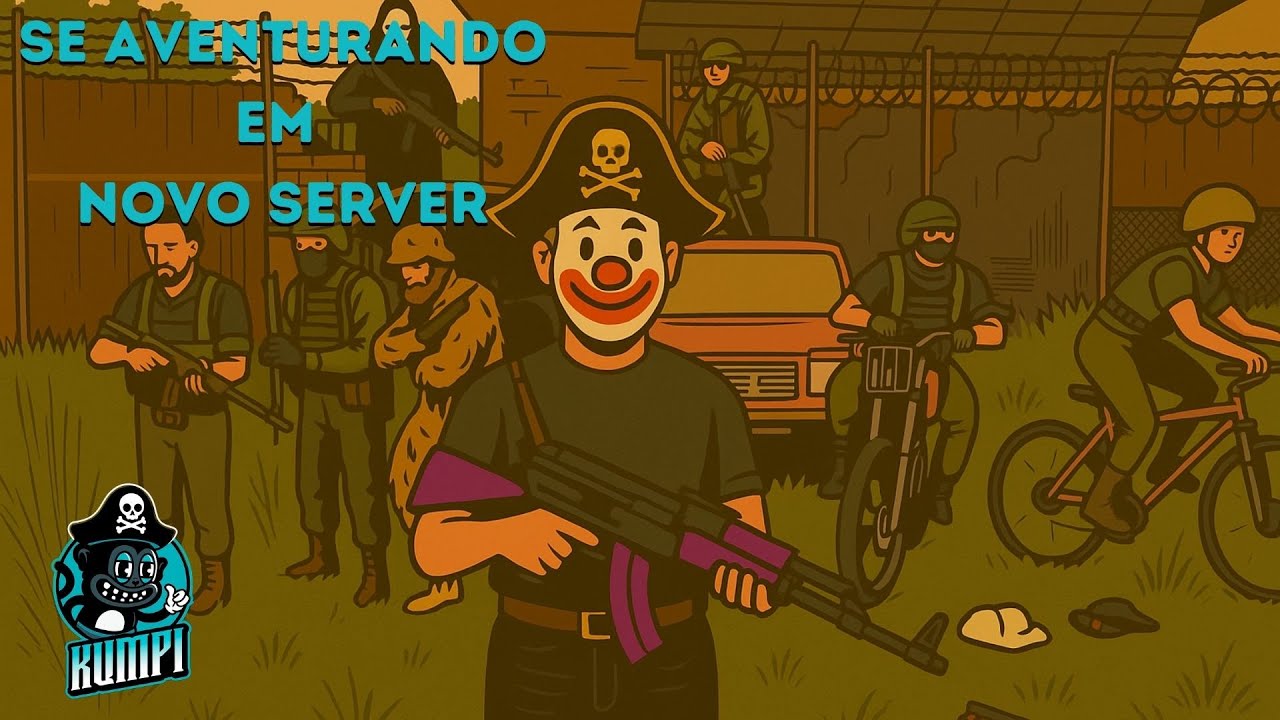 SCUM - SE AVENTURANDO EM NOVO VELHO SERVER - !SORTEIO !PIX !BUNKER ...