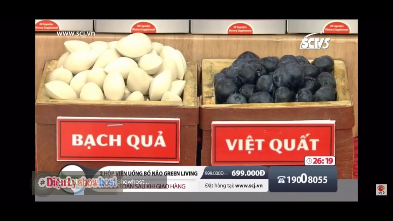 Viên uống bổ não Green Living - Nature Gift - Sctv5- Diệu Ly Showhost ...