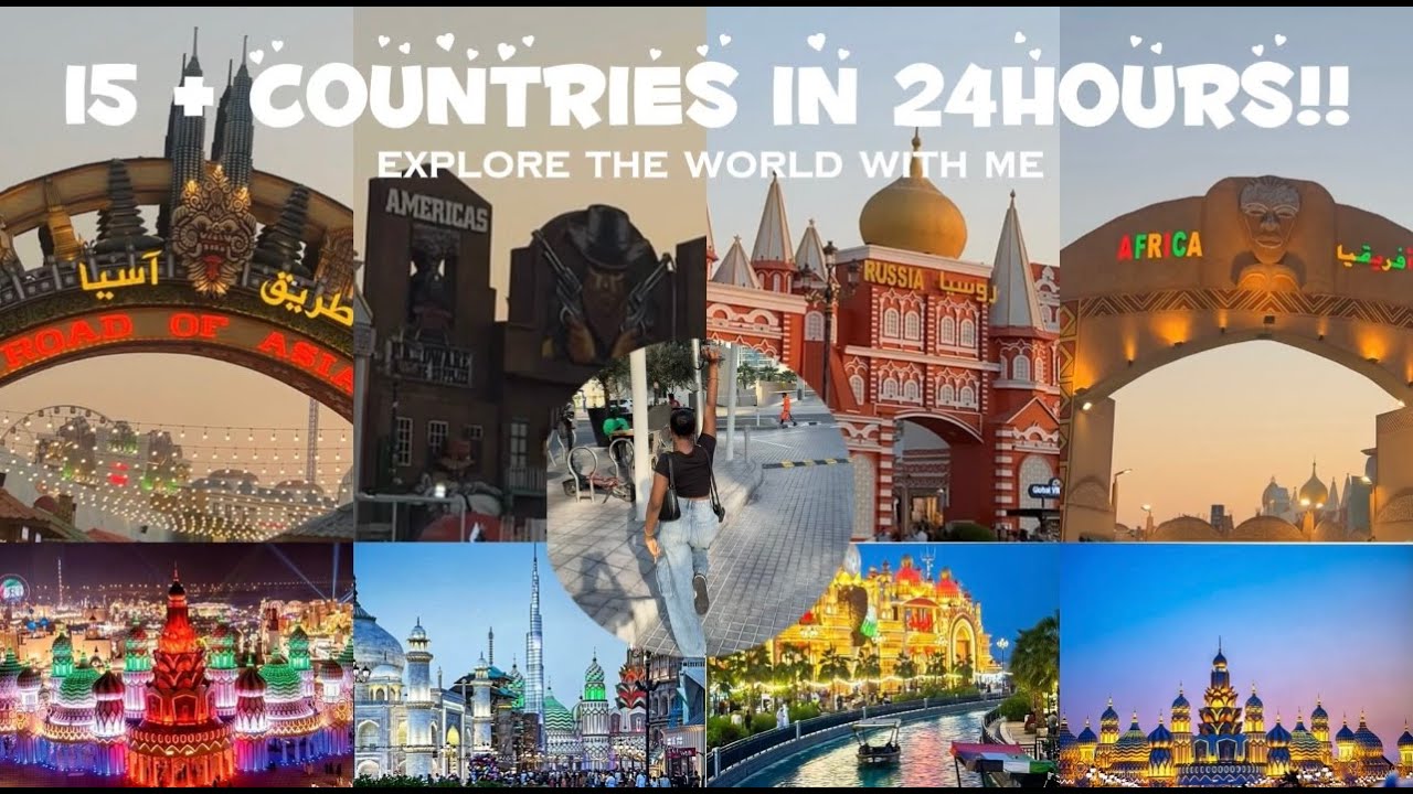 I TRAVELED TO OVER 15 COUNTRIES IN LESS THAN 24 HOURS 🤯 ! | Explore The ...
