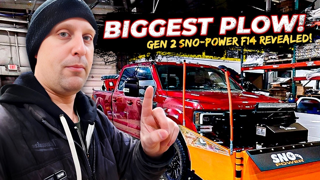Their BIGGEST Plow Yet! The Gen 2 SnoPower F14 REVEALED! - YouTube