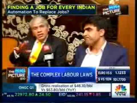 Manish Sabharwal, Chairman, TeamLease Services on CNBC TV 18 - YouTube