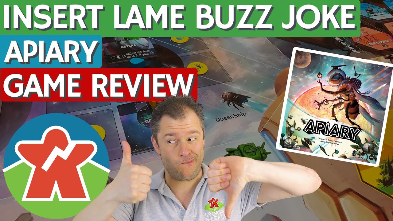 Apiary - Board Game Review - Insert Lame Buzz Joke Here - YouTube